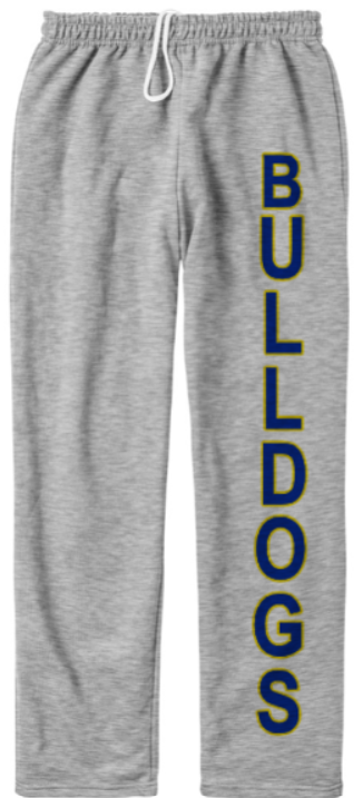 Sweatpants - Bulldogs - Grey – C & K Designs 411